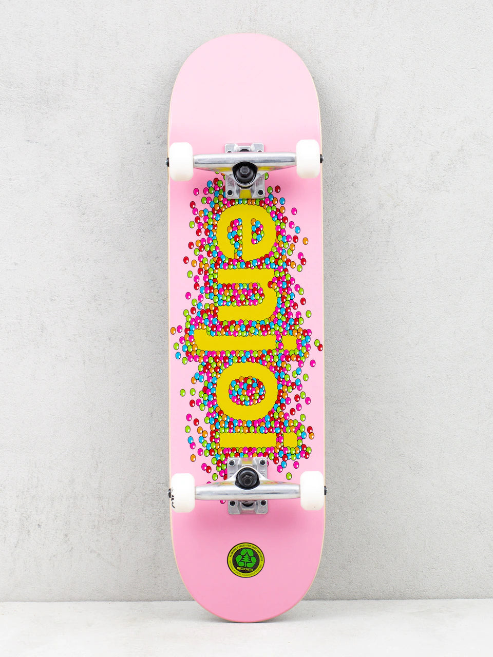 Enjoi candy coated pink complete skateboard – Dubai skateboard school